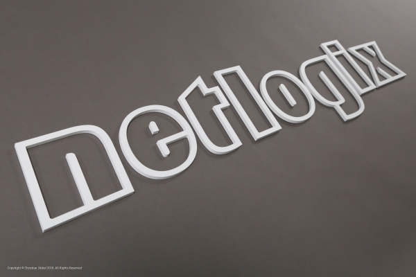 3D Buchstaben und Logos aus Forex-Color