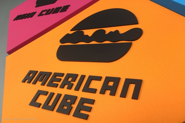 3D Buchstaben und Logos aus 3mm farbigem Acrylglas