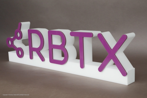 Stehende Buchstaben aus XPS (Styrodur & Co.)